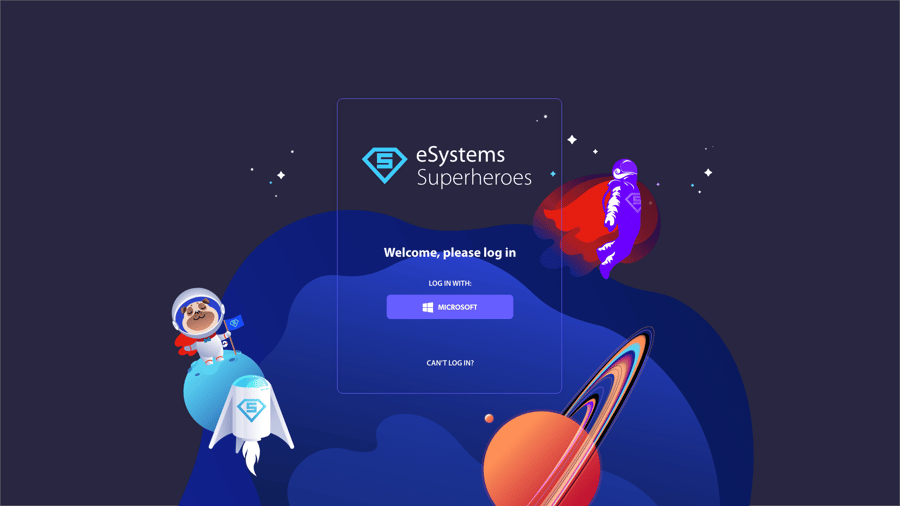 eSystems Superheroes App | eSystems